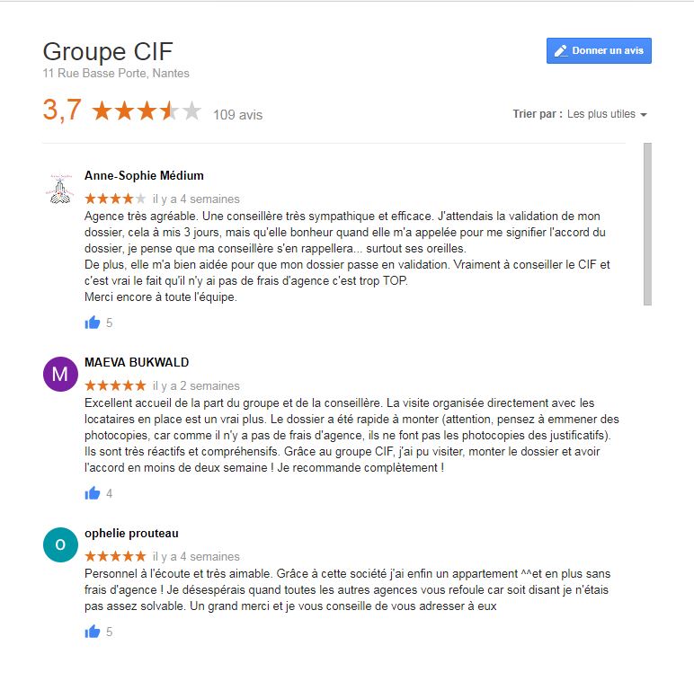 Témoignage et avis de nos clients